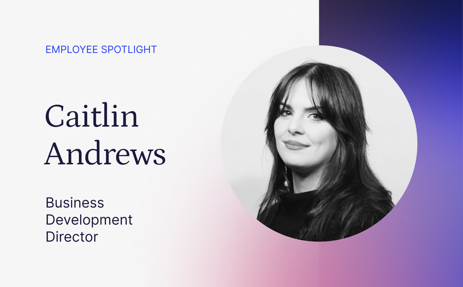 Spreading the Word with Business Development Director, Caitlin Andrews