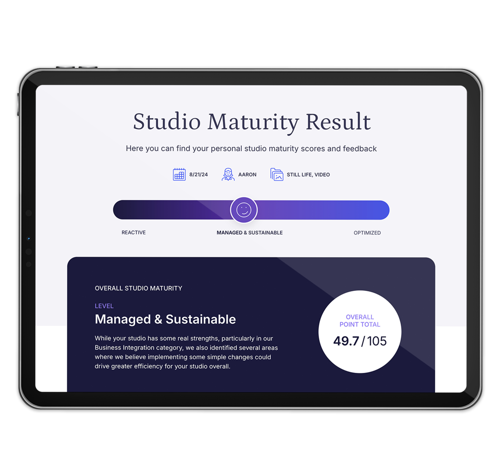 Unlock Your Studio's Potential with the Studio Maturity Assessment →