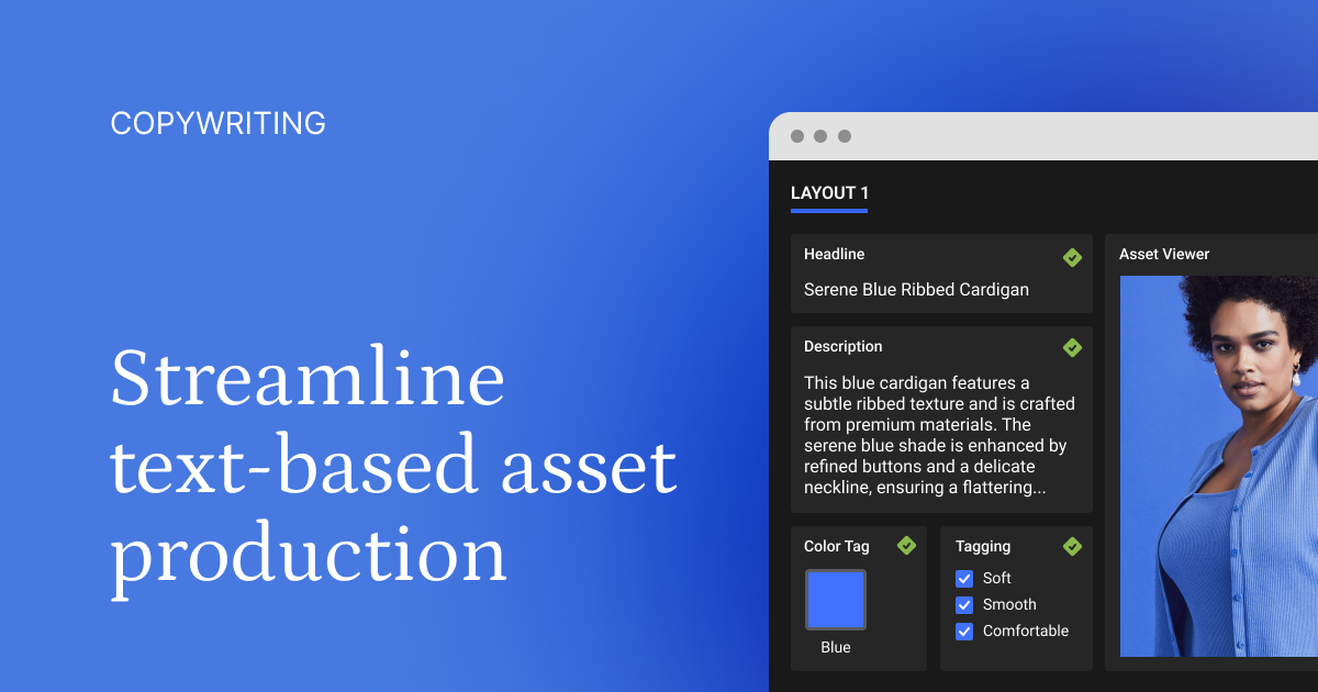 Streamline Text-Based Asset Production | Copywriting from Creative Force