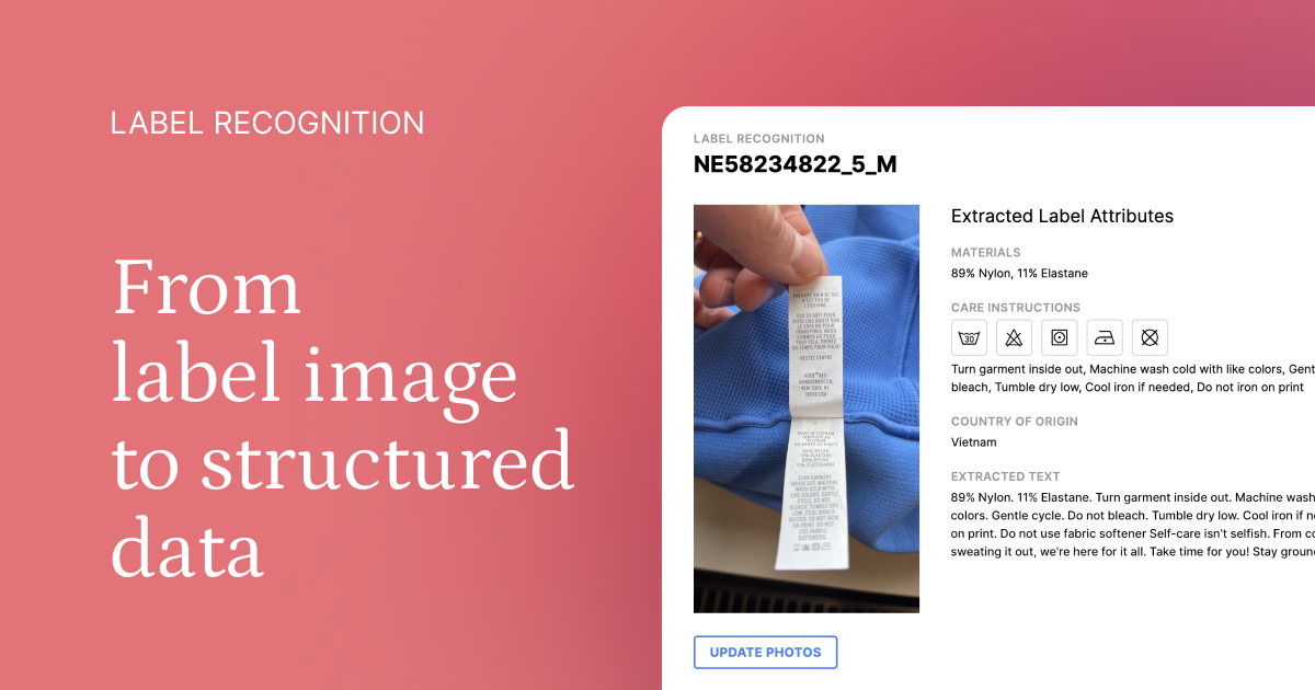 Garment Label Recognition for E-Commerce Retailers | Creative Force